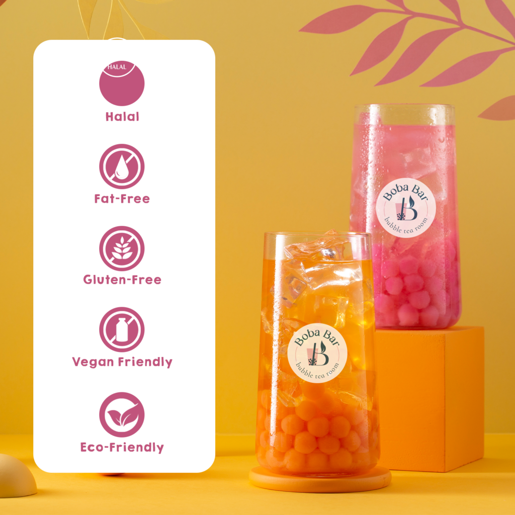 DIY Fruit Bubble Tea kit – Wild Vibes – Serves 8 - Boba Bar